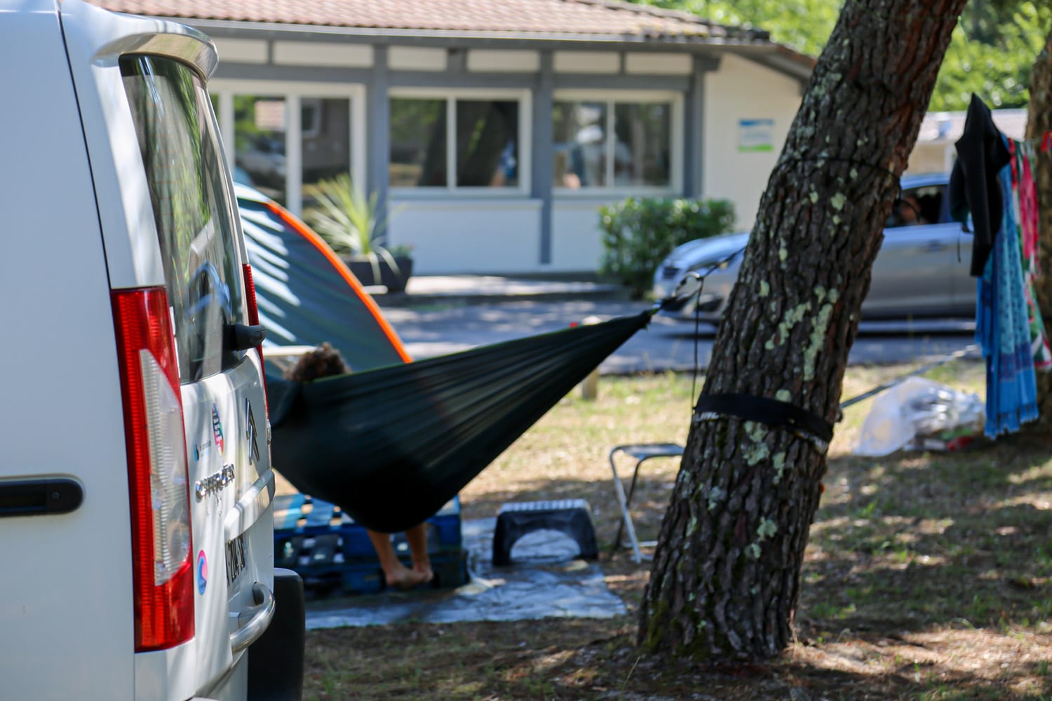 Camping pitches in Soustons for tents, caravans and camper vans